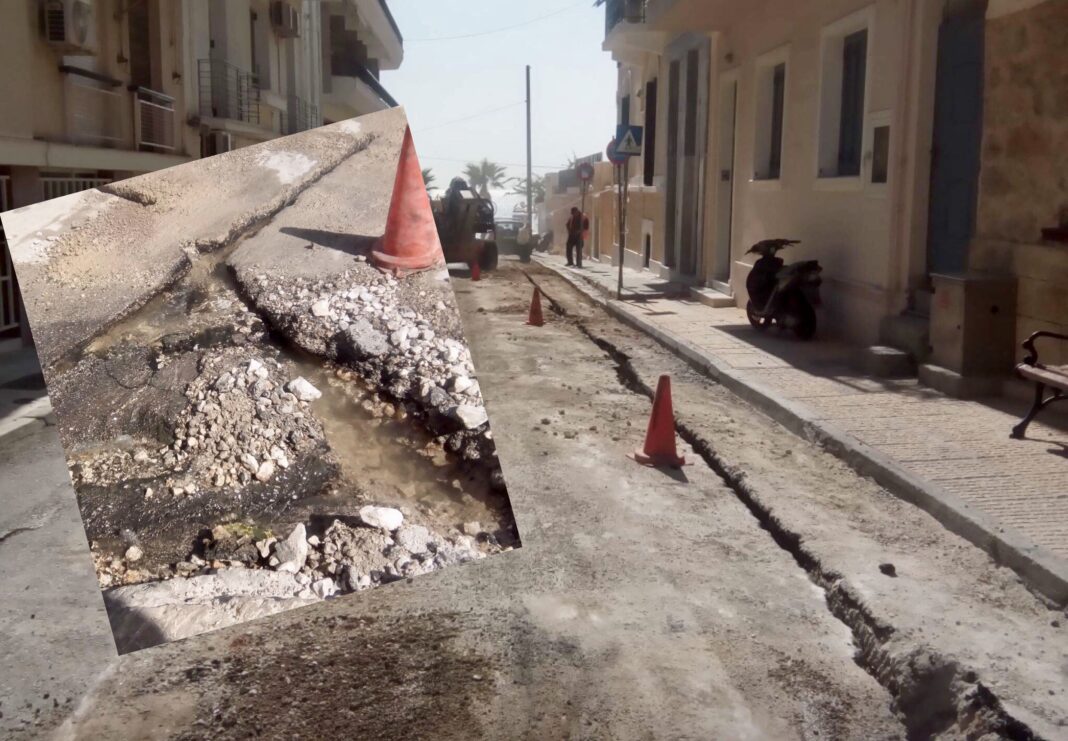 ΚΑΣΤΕΛΛΑ: Περνούσαν οπτική ίνα και τρύπησαν τον αγωγό της ΕΥΔΑΠ (ΒΙΝΤΕΟ ...