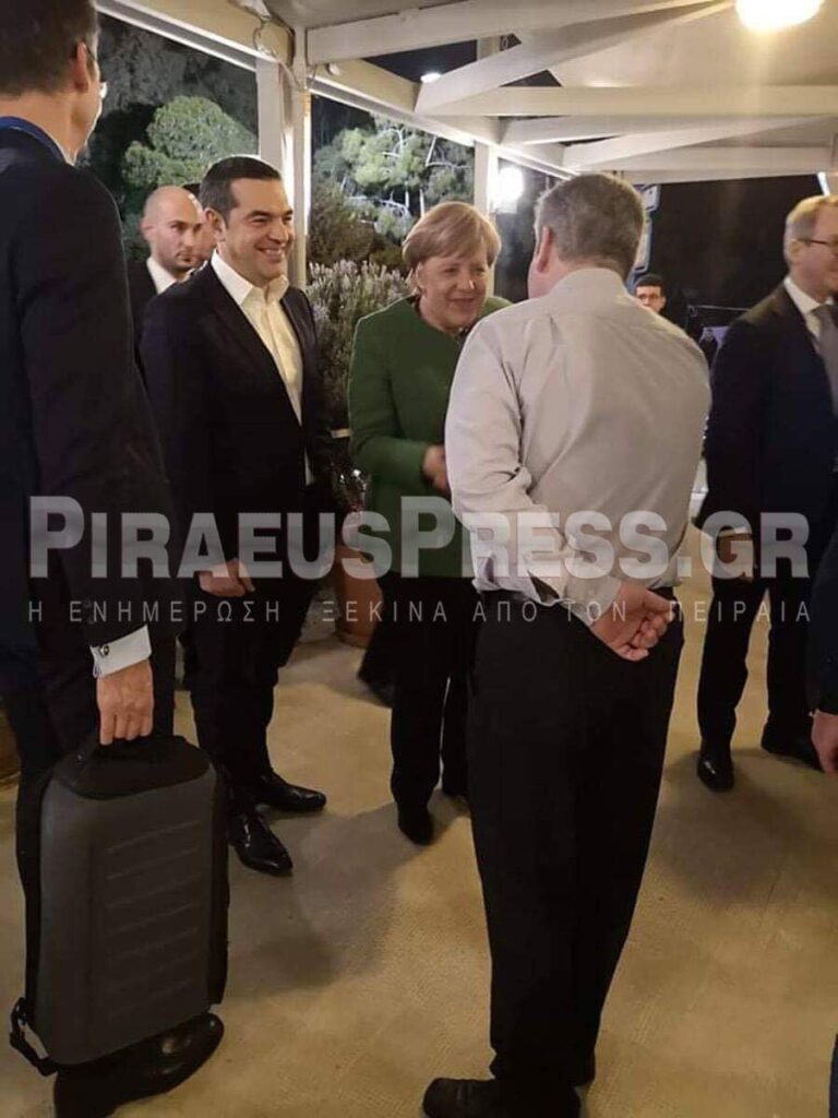 ΔΕΙΠΝΟ ΜΕΡΚΕΛ - ΤΣΙΠΡΑ στον Πειραιά - Οι ξεχωριστές στιγμές